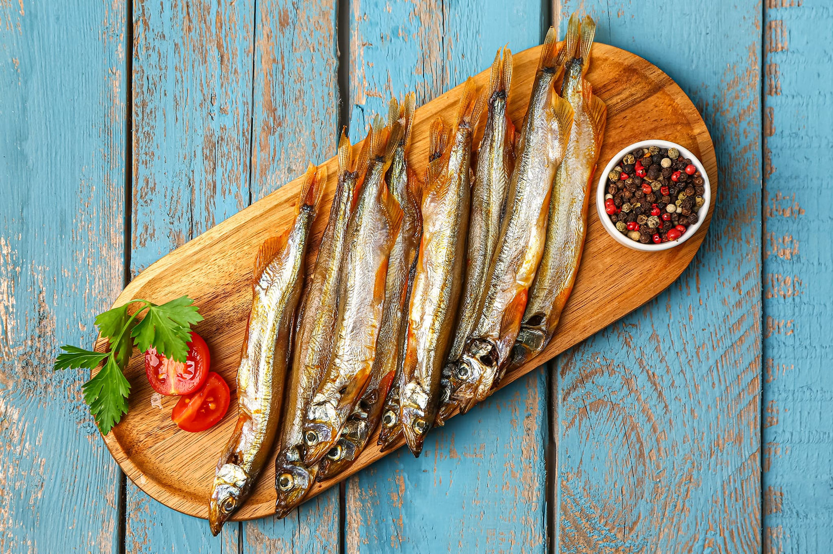 Cold Smoked Wild Capelin 0.9 - 1.0 lb. – Atlanta Smokehouse Products
