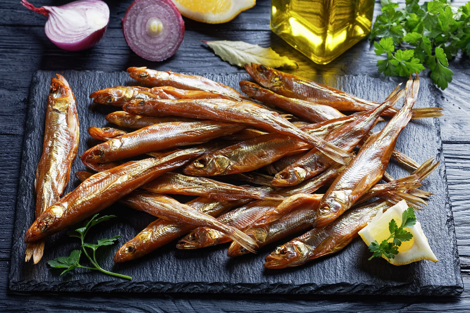 Cold Smoked Wild Smelt 0.9 - 1.0 lb. – Atlanta Smokehouse Products